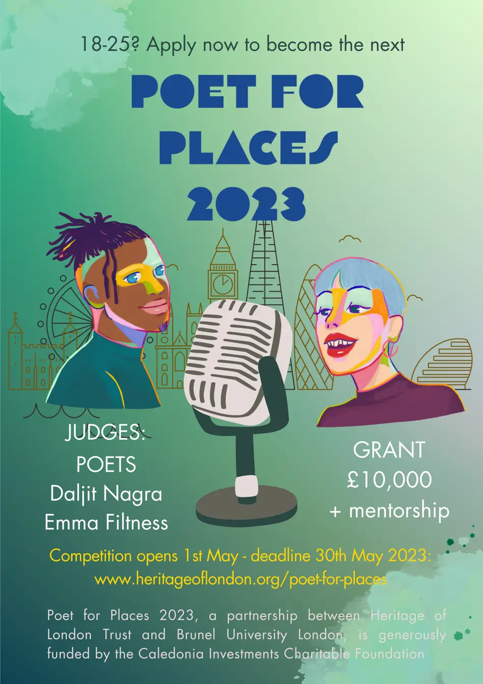 Are you a proud poet? Enter the Poet for Places competition now!